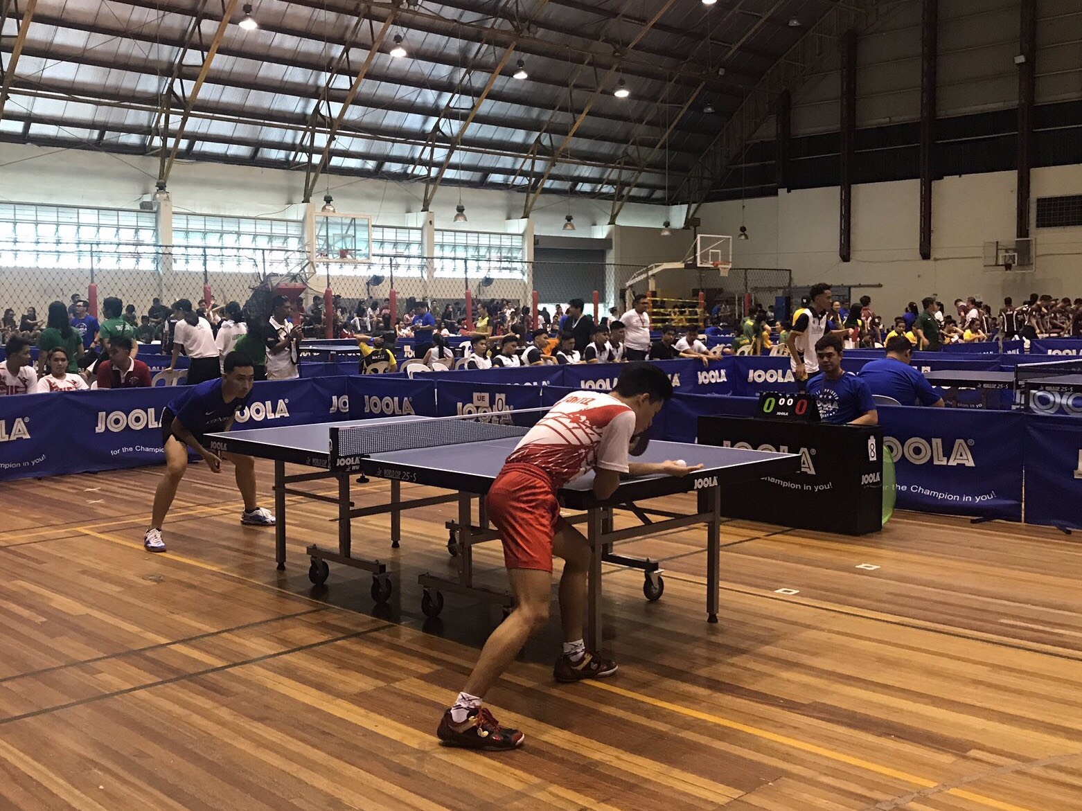 Mixed results for Blue and Lady Eagles at Day 2 of UAAP Table Tennis