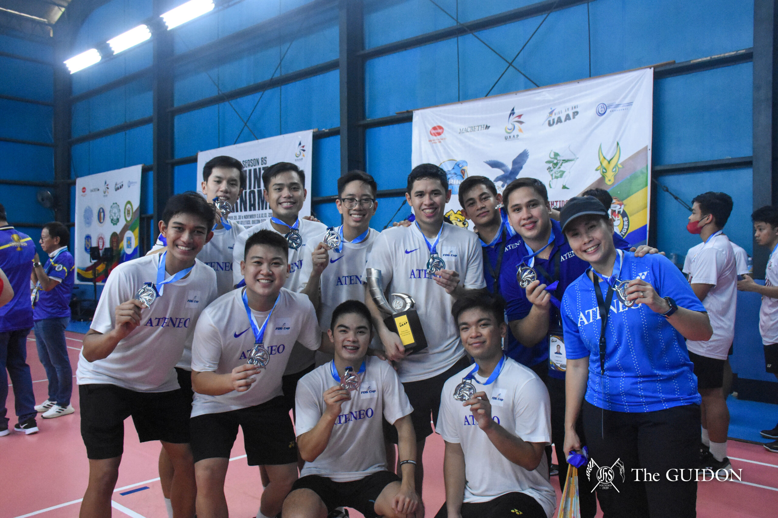 Blue Eagles earn silver in UAAP Season 85 Men’s Badminton Tournament
