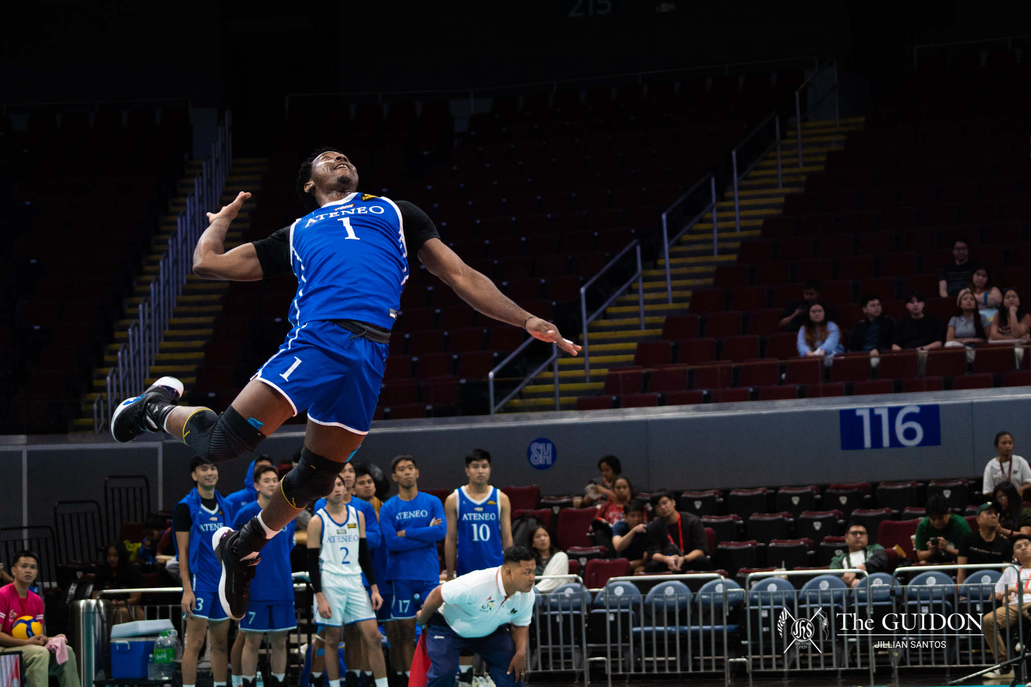 Blue Eagles fall to Taft rivals in five-set showdown