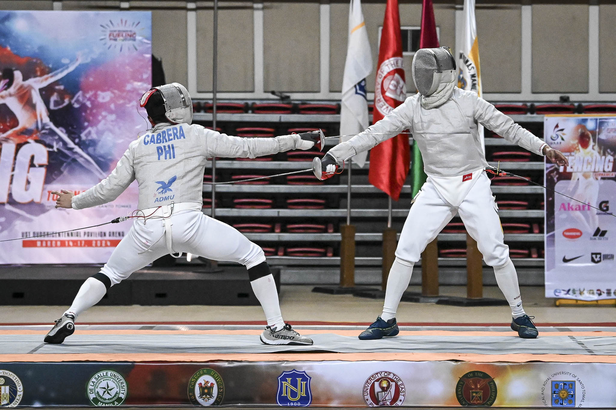 Cabrera and Agatep step up after podium finishes in UAAP Fencing opener